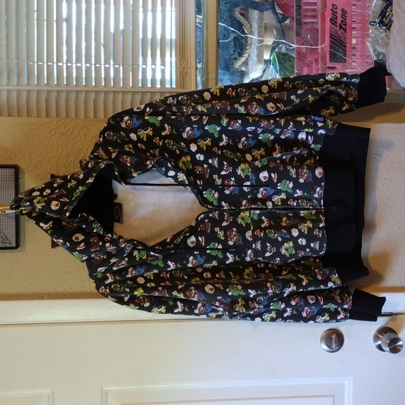 Nintendo | Jackets & Coats | Vintage Mario Brothers Hoodie Jacket ...